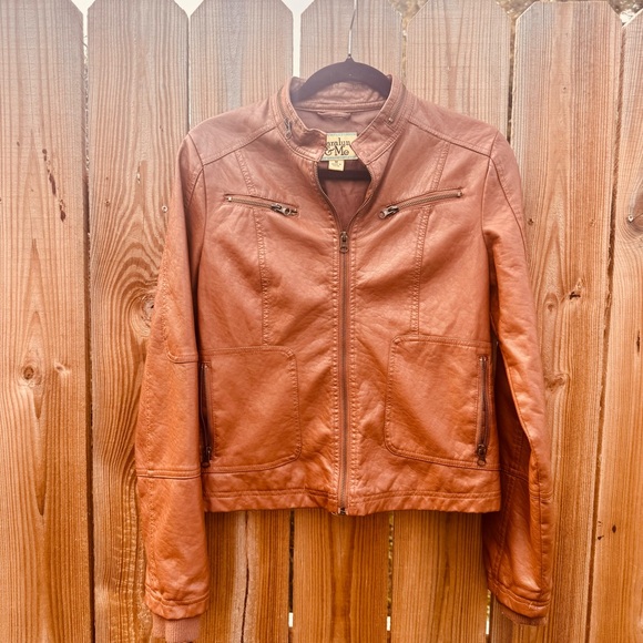 Maralyn & Me | Jackets & Coats | Maralyn Me Faux Leather Moto Jacket ...